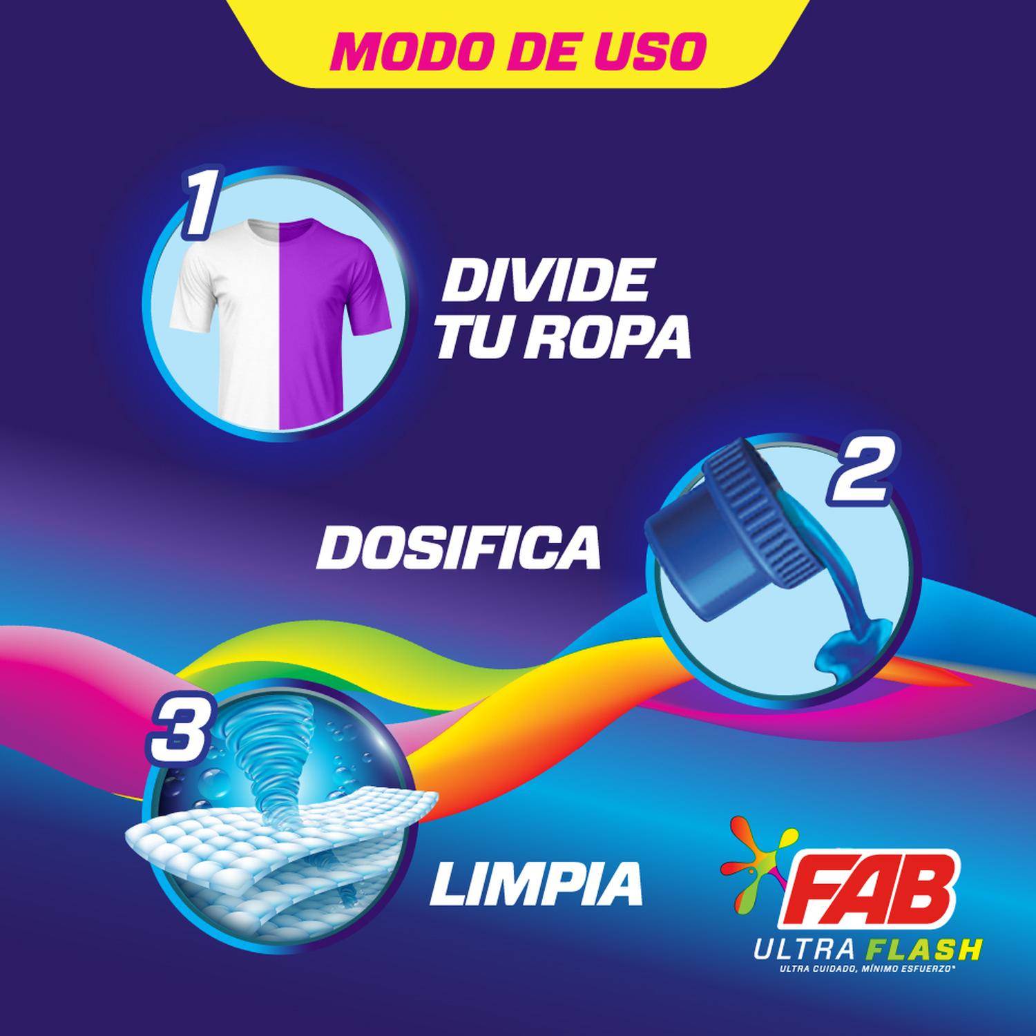 Detergente Polvo FAB Ultra Flash Color 8KG – Yolocompro