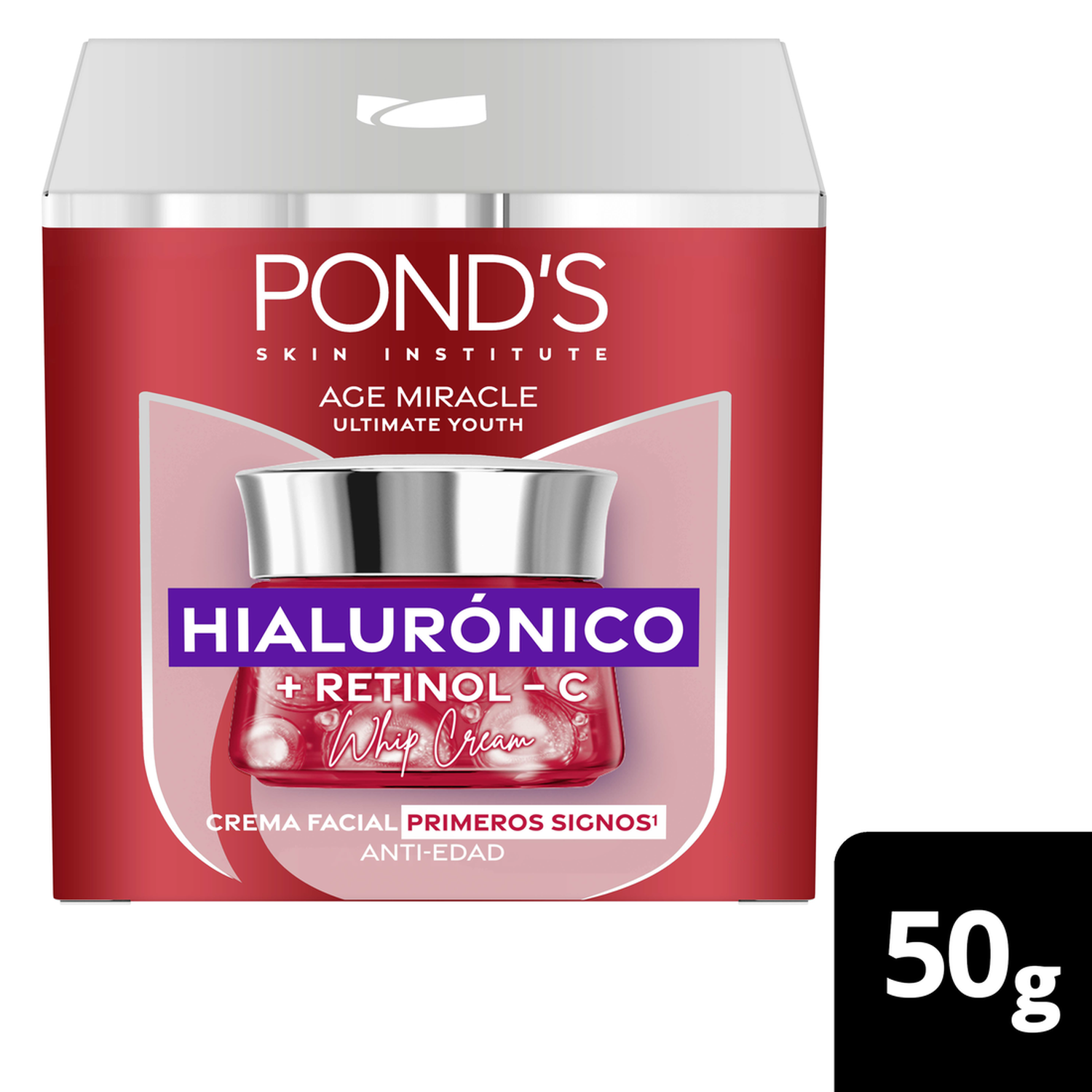 Crema Facial PONDS Primeros Signos Antiedad HIALURÓNICO 50g – Yolocompro